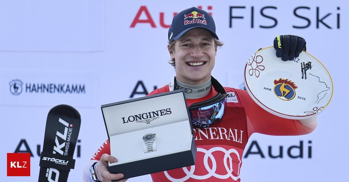 Marco Odermatt gewinnt im Super-G vor Raphael Haaser